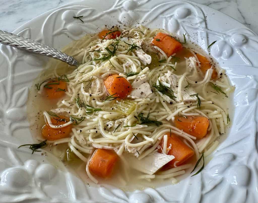 Homemade Chicken Noodle Soup with Collagen - Professional Nutrition ...